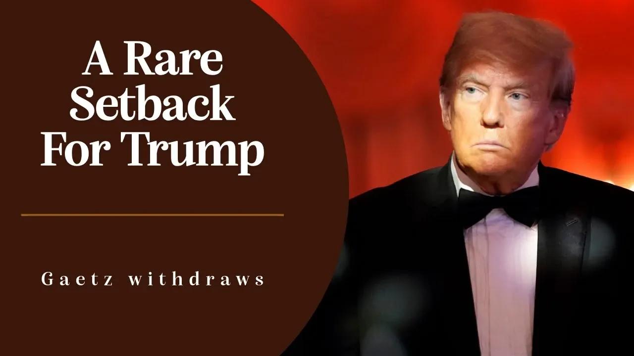 A Rare Setback for Trump