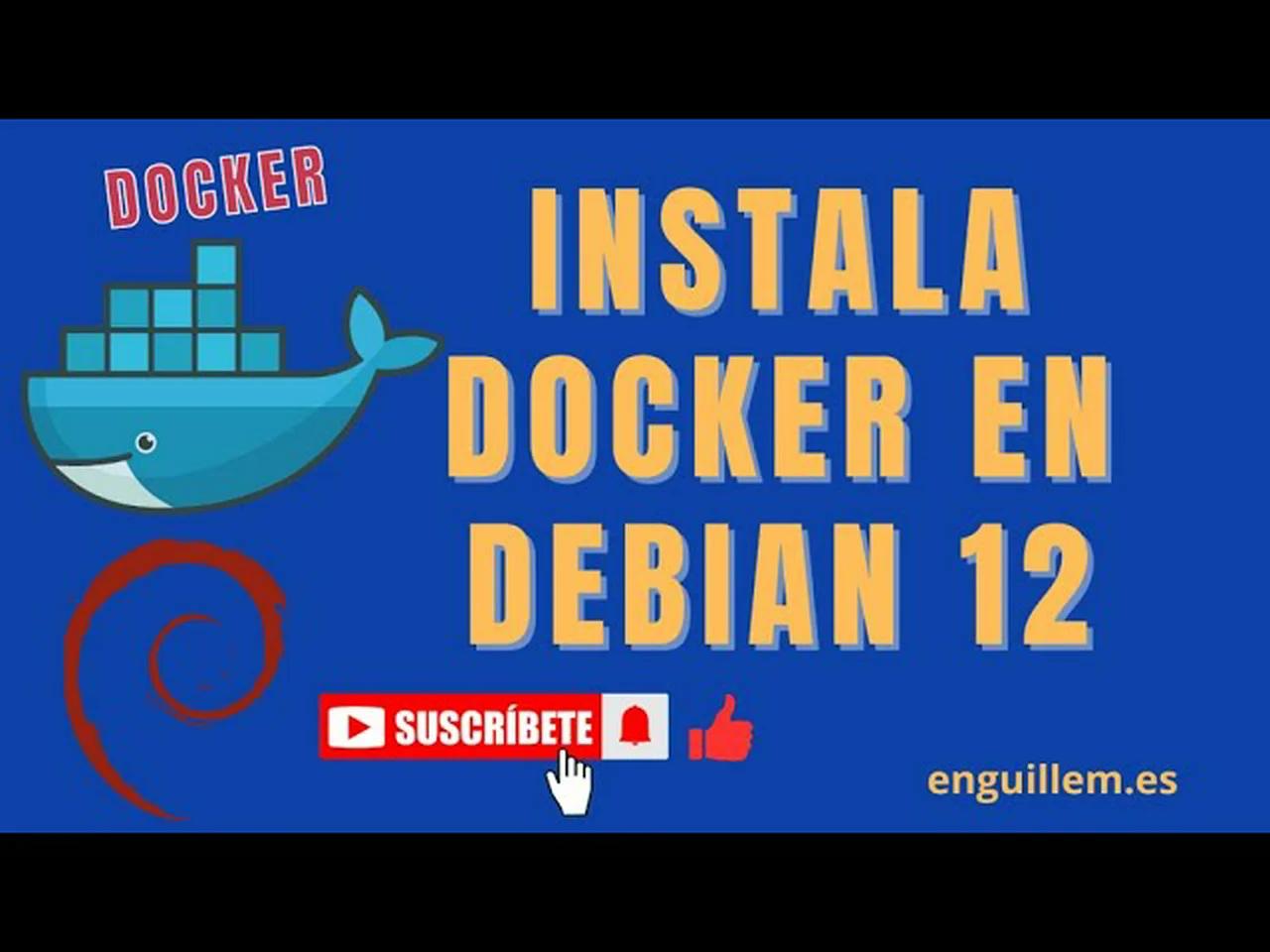 Como instalar docker en debian 12