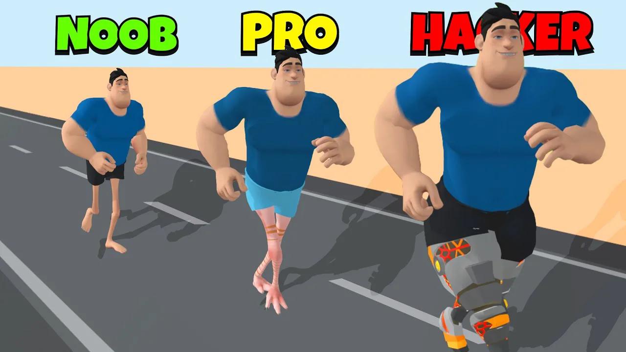 🤢 NOOB 😎 PRO 😈 HACKER | Merge Legs | iOS - Android APK