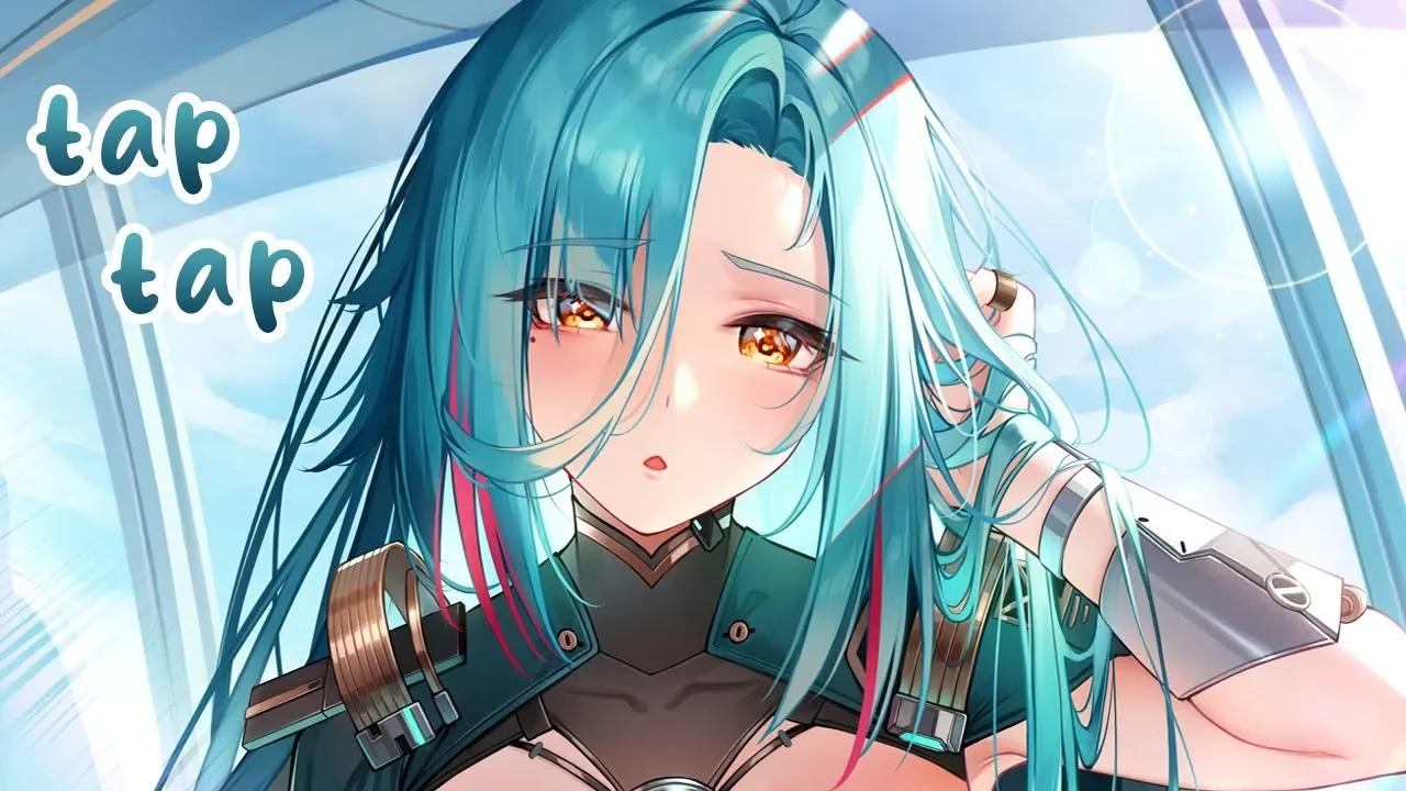 ASMR Relax with me (intense tapping, whispers, ear blowing)