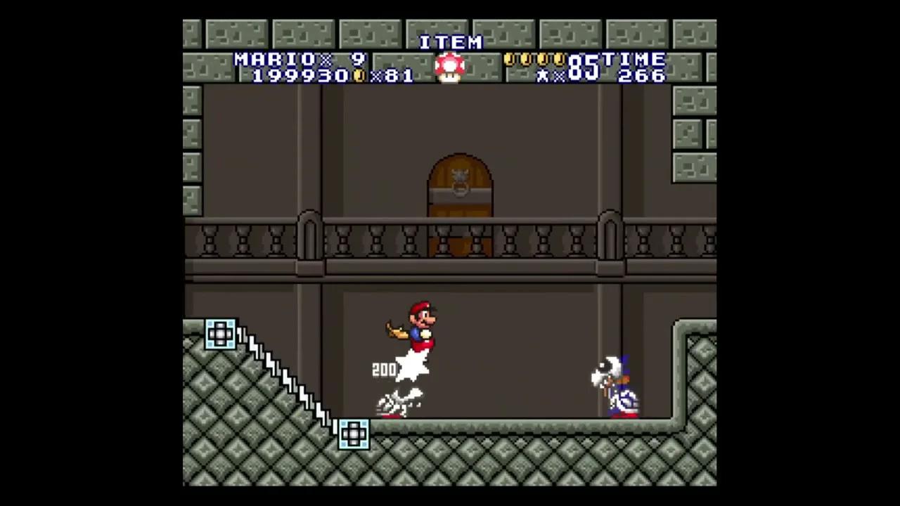 Super Mario World - SMB1 Style Hack - Larry's Castle