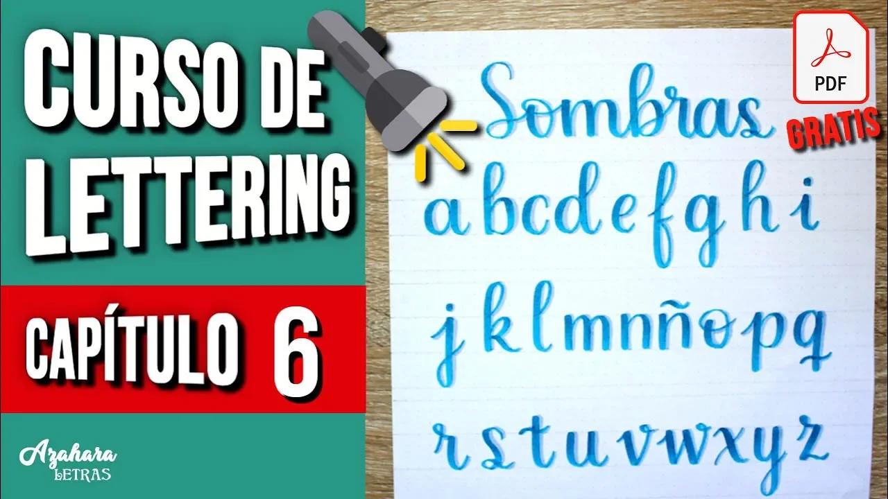 🖌️ CURSO DE LETTERING: CÓMO HACER las SOMBRAS (CAP. 6 )