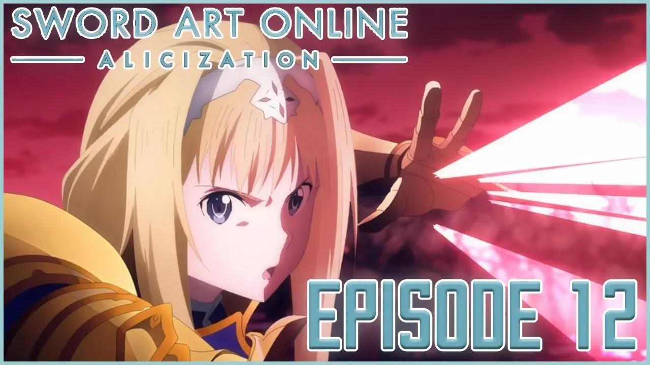 Sword Art Online: Alicization War of Underworld Episode 12 – LA GUERRE ...