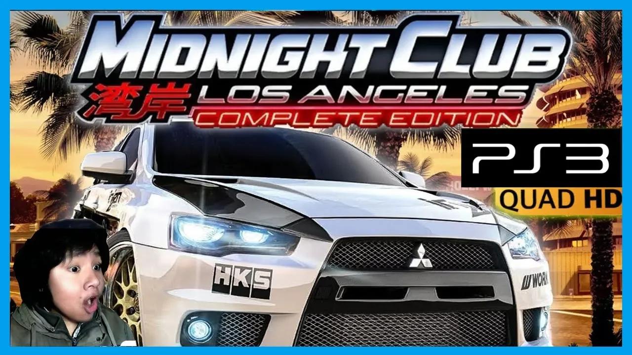 MIDNIGHT CLUB LOS ANGELES COMPLETE EDITION PS3 PKG NO HAN & (CARPETA ...