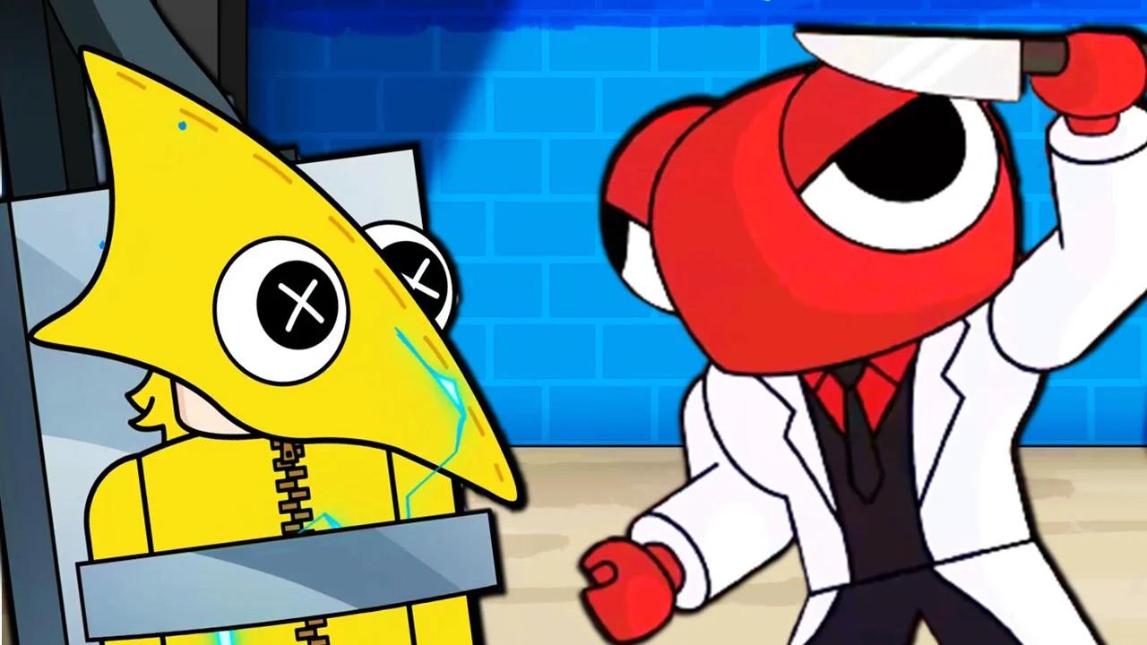 Rainbow Friends Chapter 2 - Yellow Sad Origin Story! Cartoon Animation ...