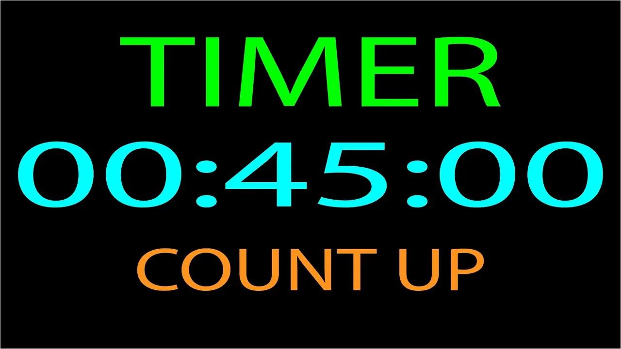 45 Minute Timer |4K|