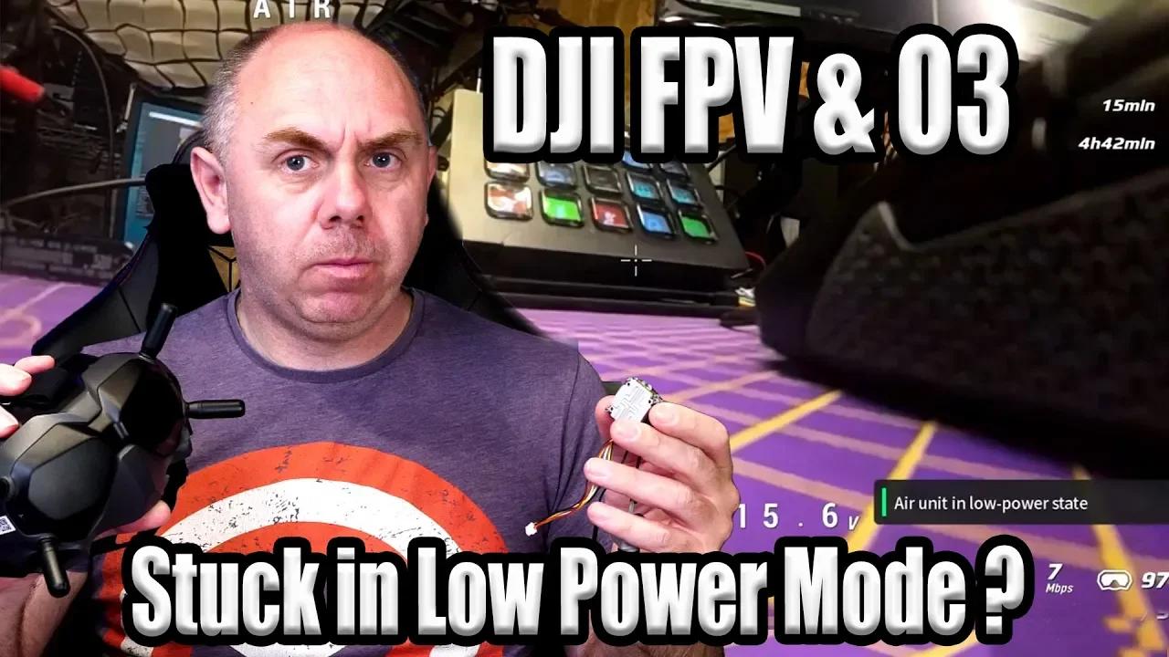 DJI O3 Digital FPV - OSD Working But Cant Arm, Record Or Get Full Power - How To Fix.