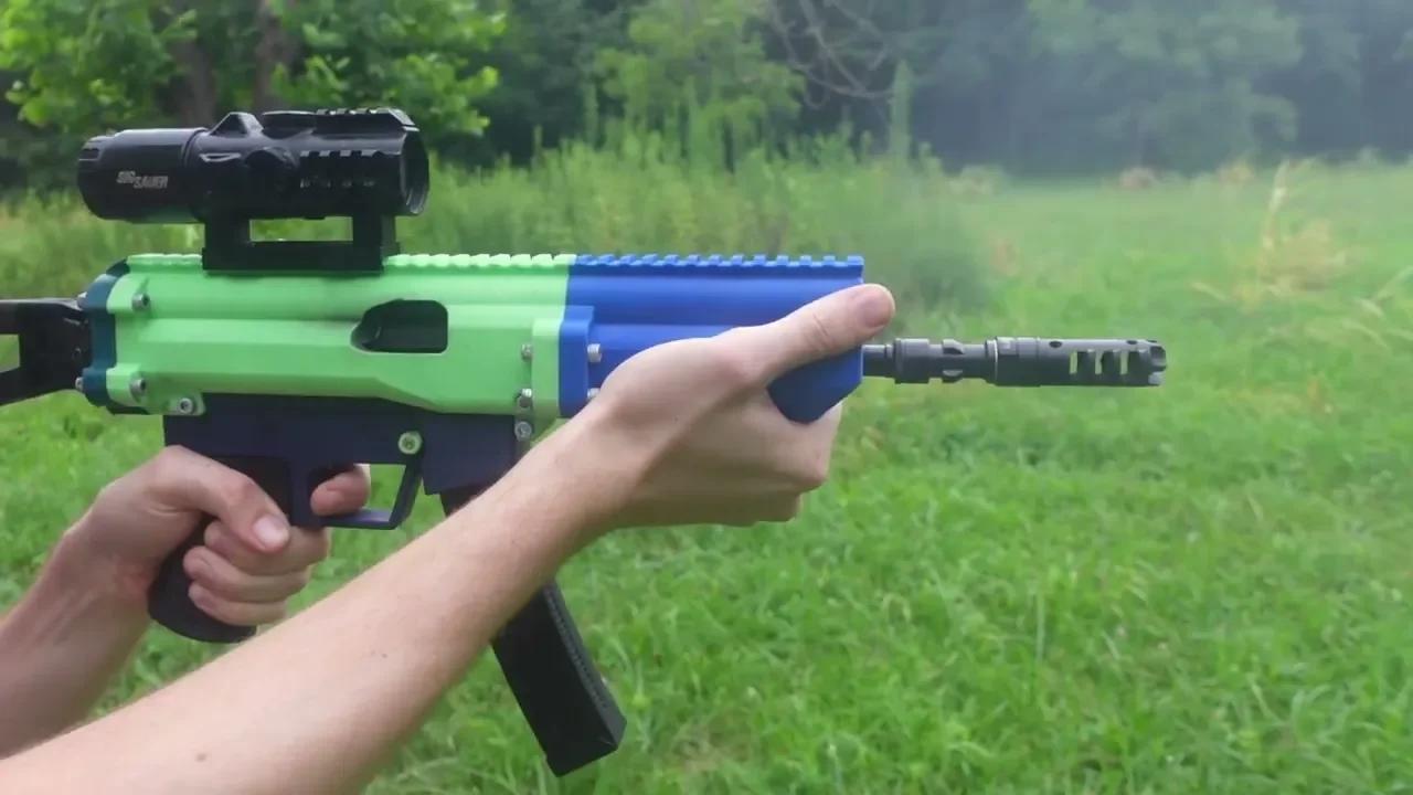 More 3D Printed MP5 Testing