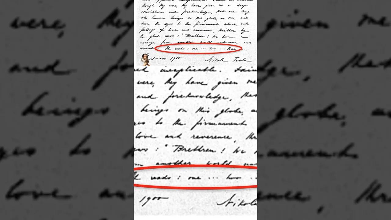 Nikola Tesla in 1900 “we have a message from another World” # ...