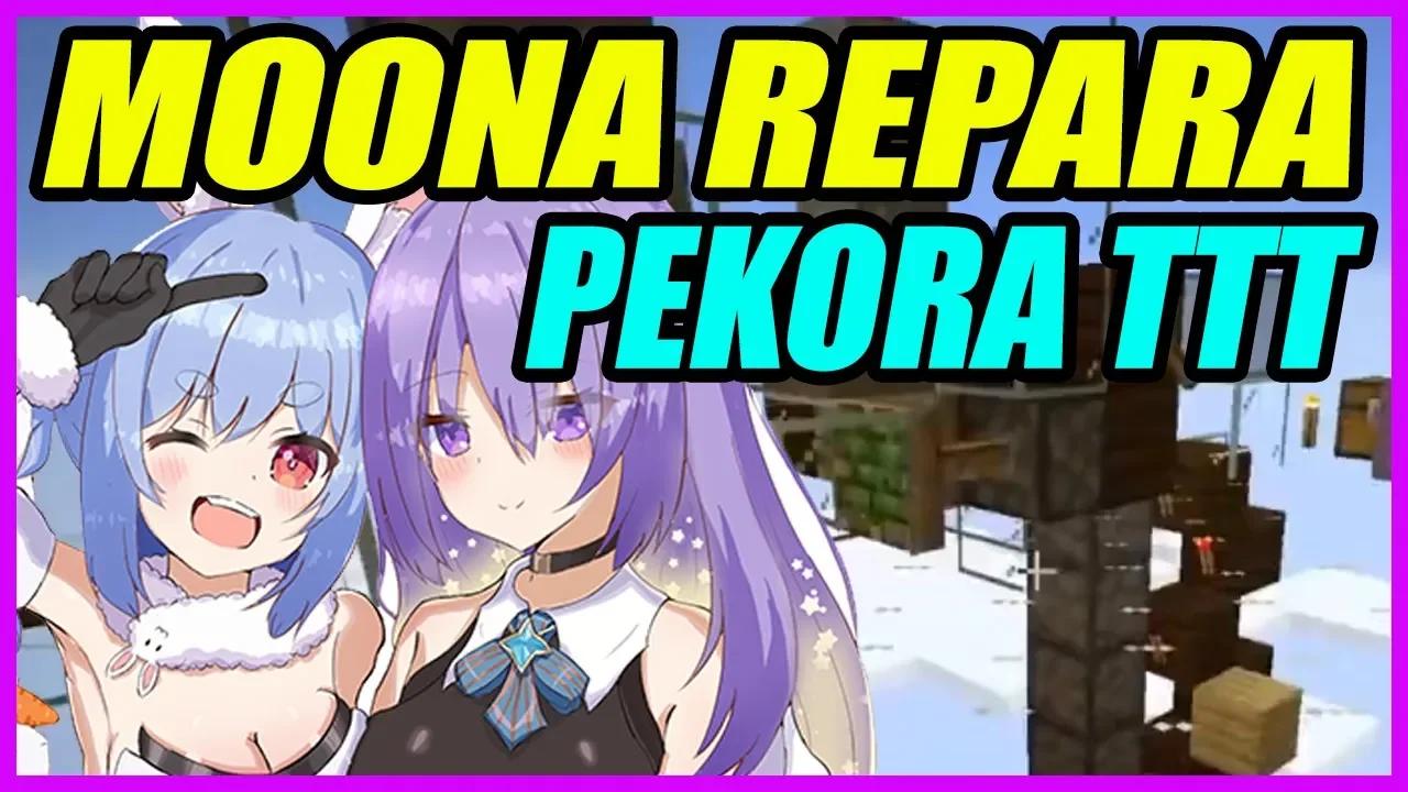 Pekora & Moona: Repara TTT màs momento TeeTee【Hololive】- Sub Español