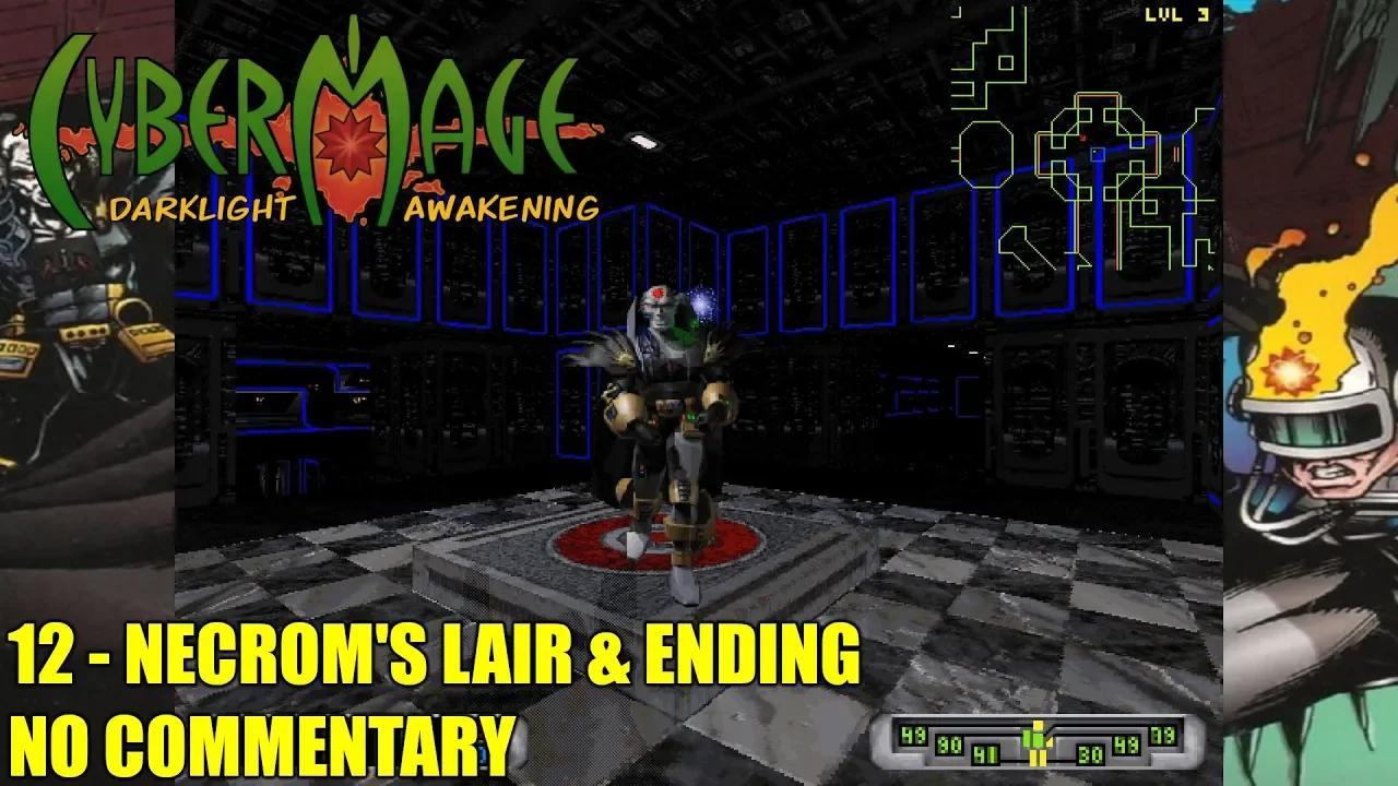 Cybermage: Darklight Awakening (DOSBox) - 12 Necrom's Lair - No Commentary