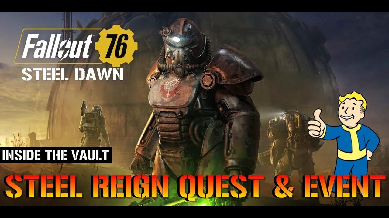 Fallout 76: Steel Reign Quest Line & Double Score Event Is Live ...
