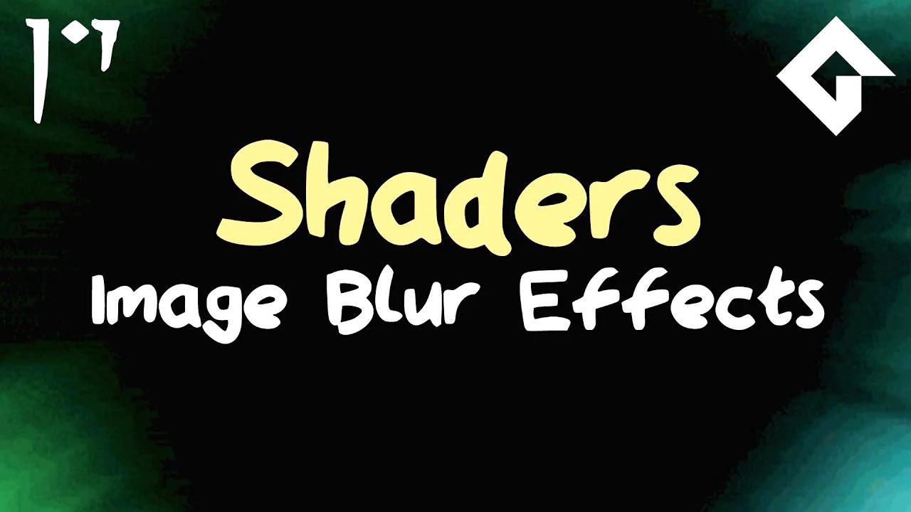 Blurring Effects Shader Image Processing Gamemaker Tutorial 2949