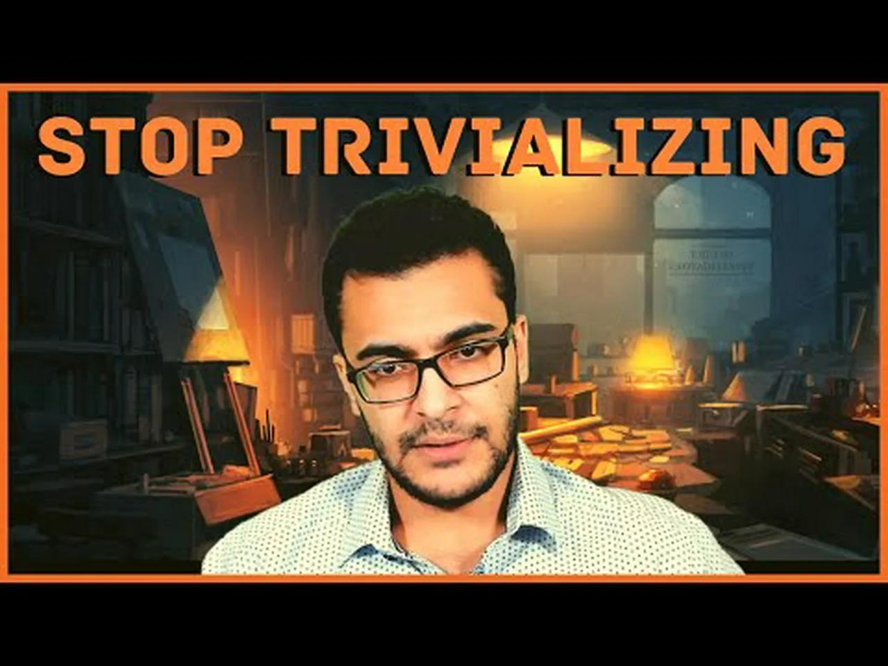 Stop Trivializing Cybersecurity