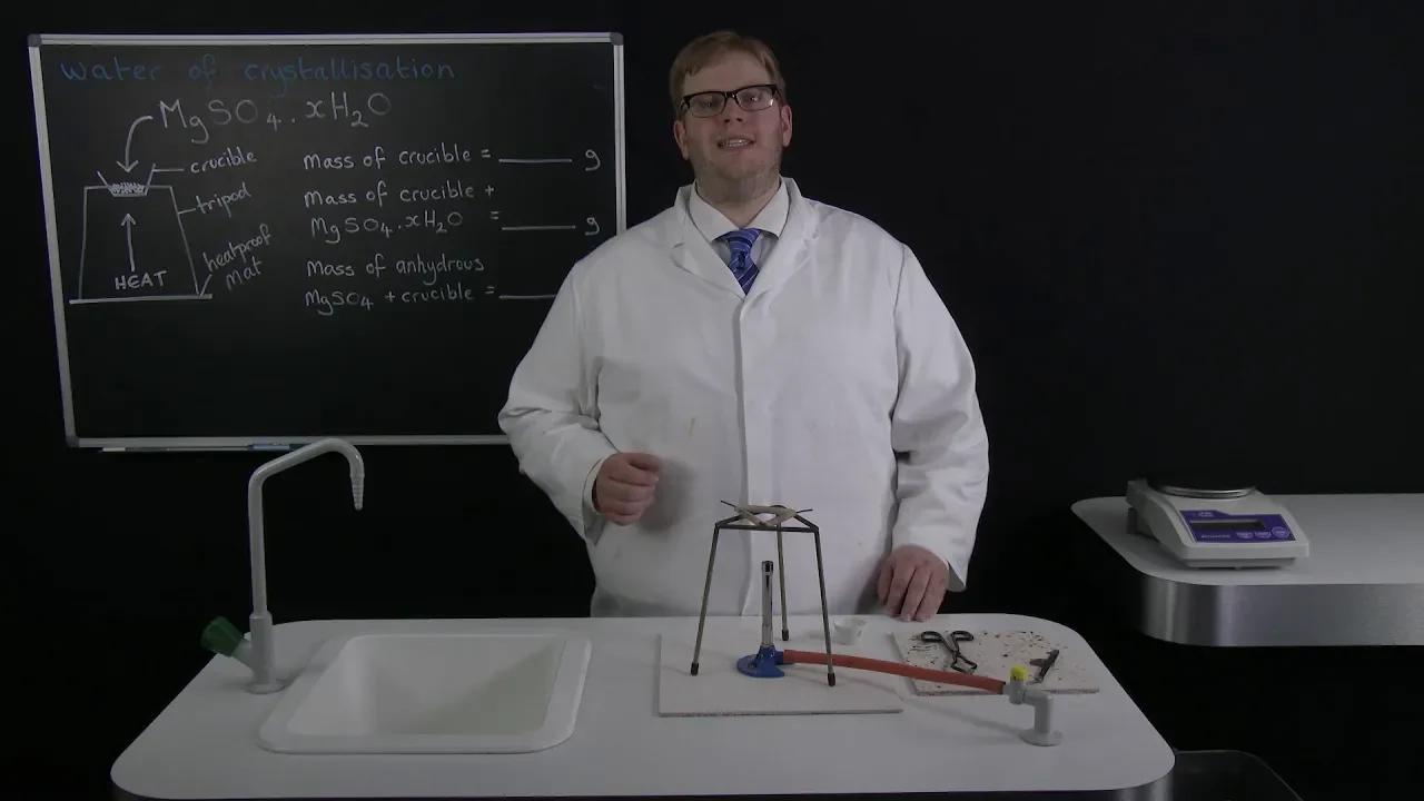 Water of Crystalisation for GCSE and iGCSE Chemistry