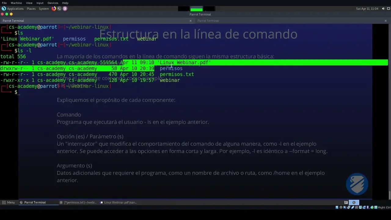 Aprende Linux desde Cero - Estructura de los comandos