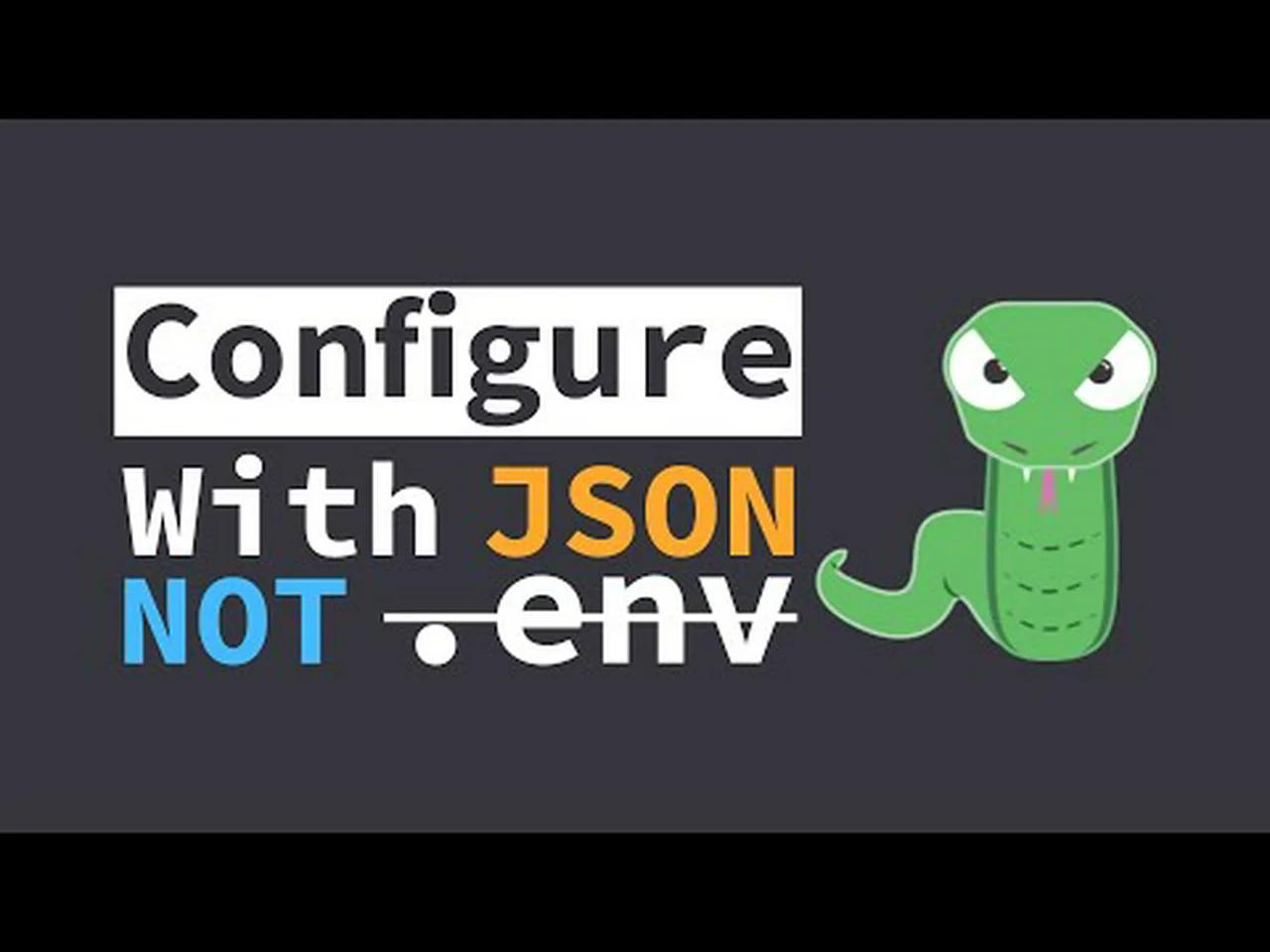 Go Application Configuration with Viper | Config with JSON