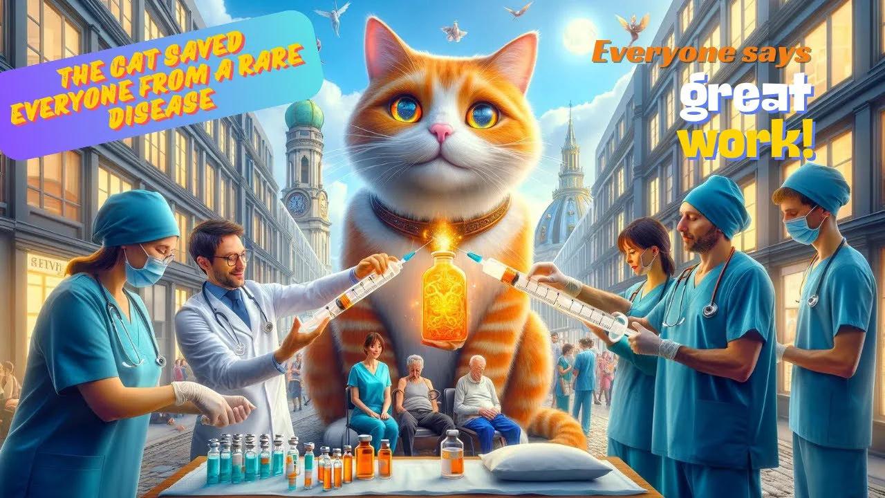 The Cat Saved Everyone From A Rare Disease Cat Story Aicat Kitten
