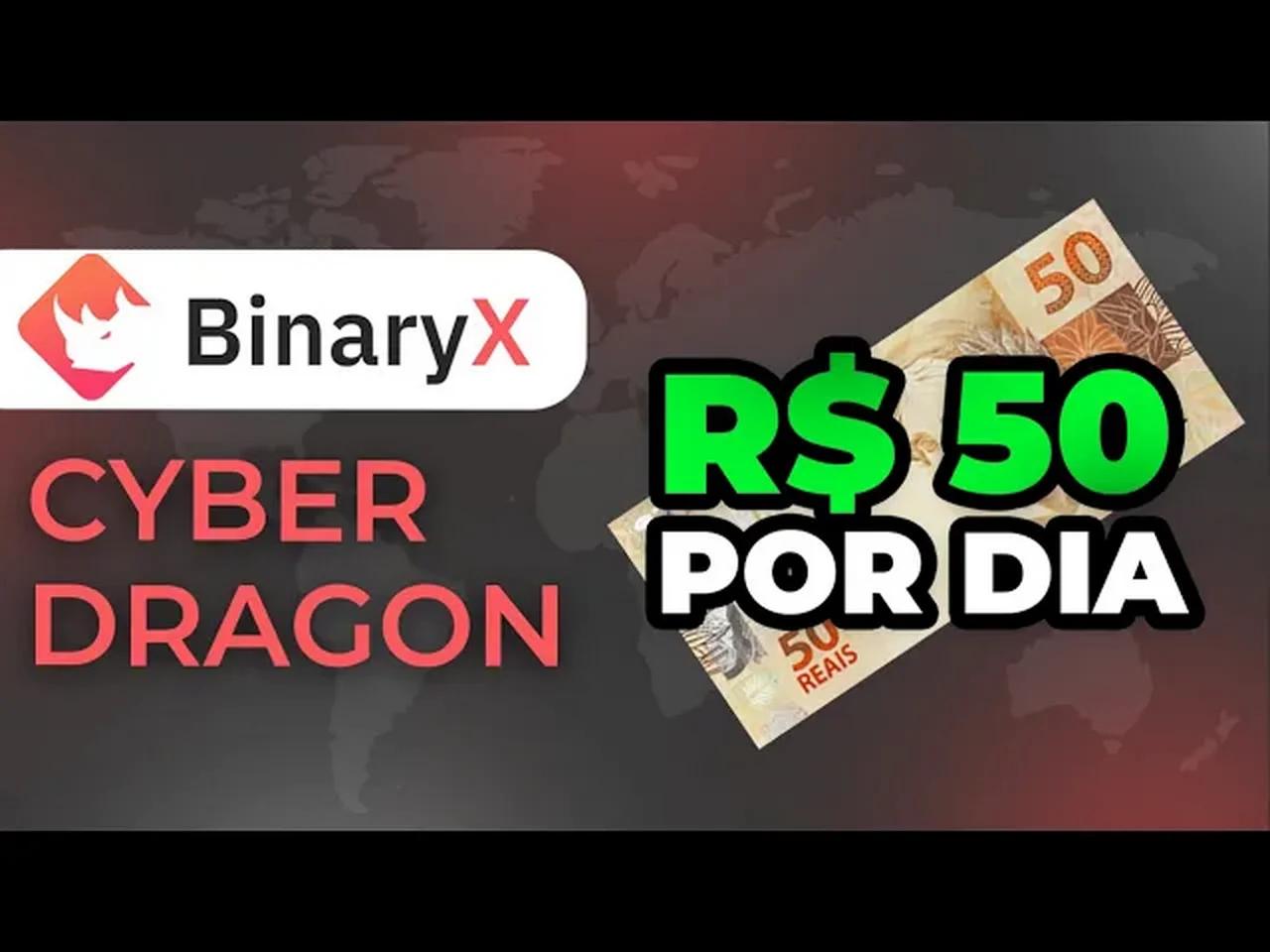 RECEBA 50 REAIS POR DIA COM O GAME DA #BINARYX CyberDragon #novogame