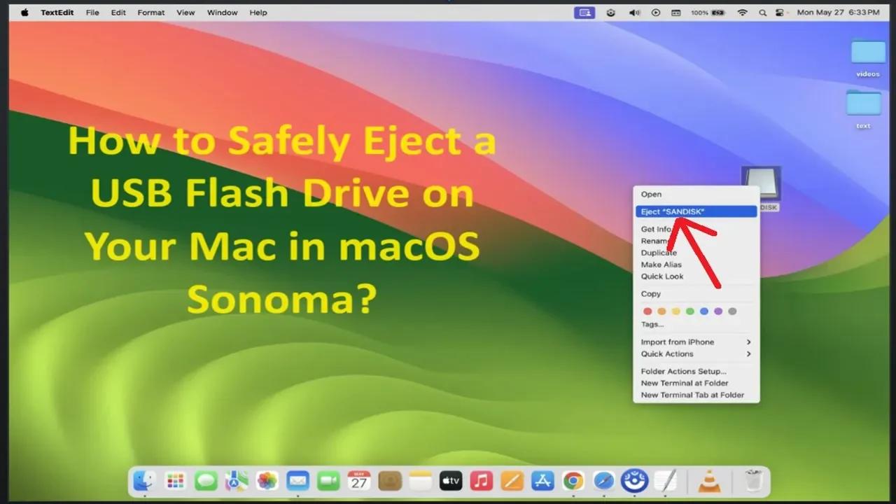 How To Safely Eject A Usb Flash Drive On Your Mac In Macos Sonoma