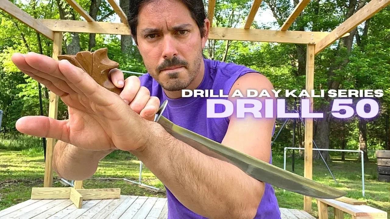 Drill 50 of Drill A Day Kali Center Series | Filipino Arnis Eskrima Kali