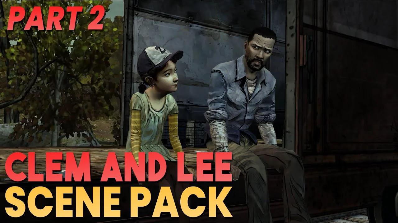 Clem and Lee Scene Pack (Part 2) || The Walking Dead Game 1 || 1080p ...