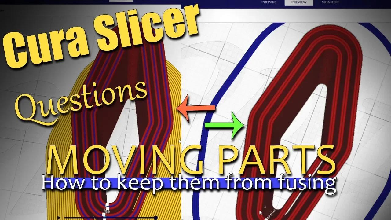 Cura Questions! How to stop printed objects from fusing together!