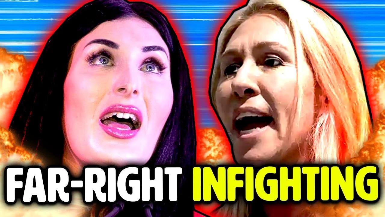The far-right are FIGHTING EACH OTHER (MTG vs Laura Loomer)