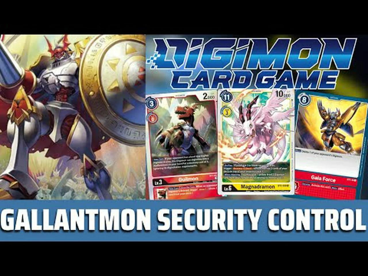 Digimon TCG BT6 Gallantmon Red/Yellow Security Control Deck Profile