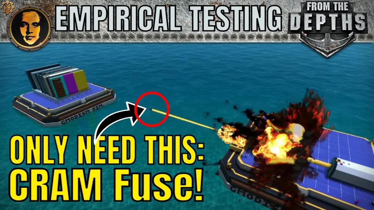 The Only CRAM cannon Fuse You Should Use! - From the Depths Empirical ...