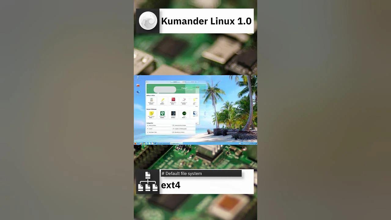 Kumander Linux 1.0 Overview #shorts