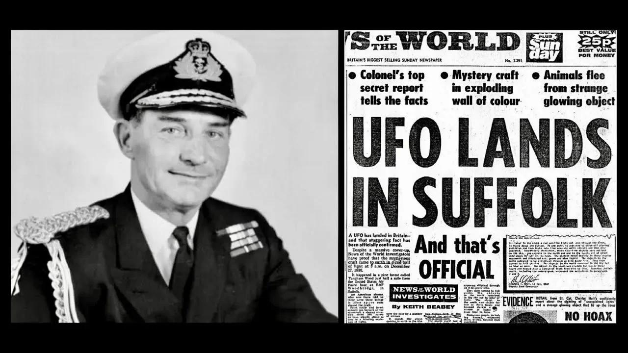 Admiral of the Fleet Lord Hill-Norton on the UFO landing at Rendlesham ...