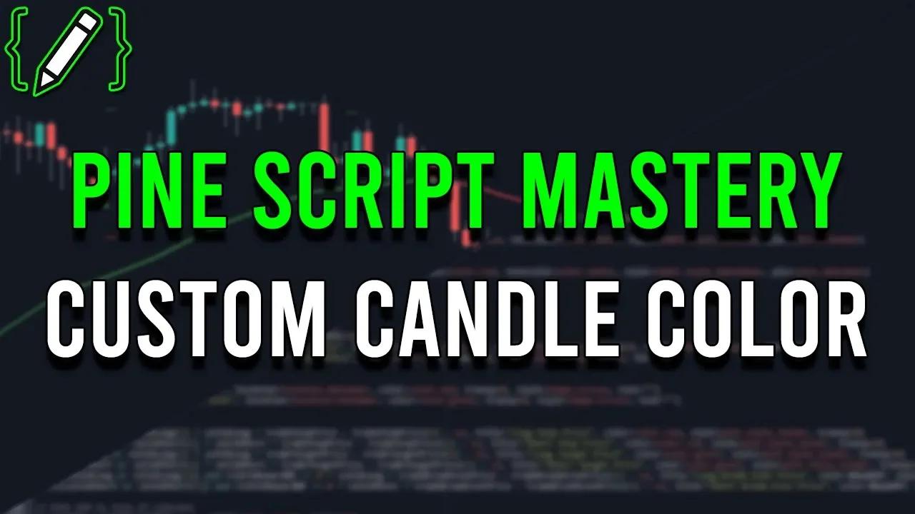 How To Change CANDLE COLORS • Pine Script [OUTDATED V4] Tutorial