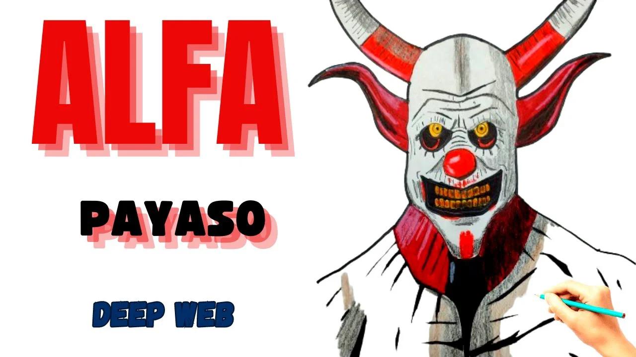 Cómo DIBUJAR al PAYASO 🤡 ALFA de la DEEP WEB de Fede Vigevani / How to ...