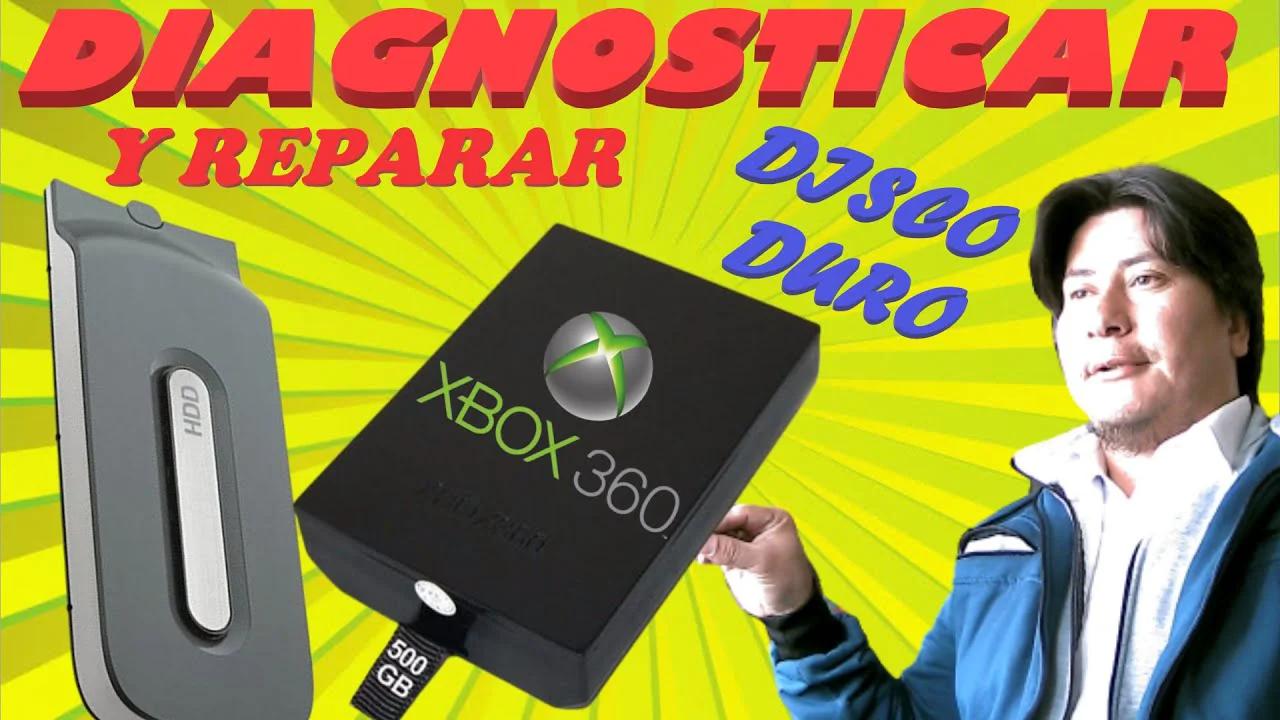DIAGNOSTICAR Y REPARAR DISCO DURO DE XBOX 360