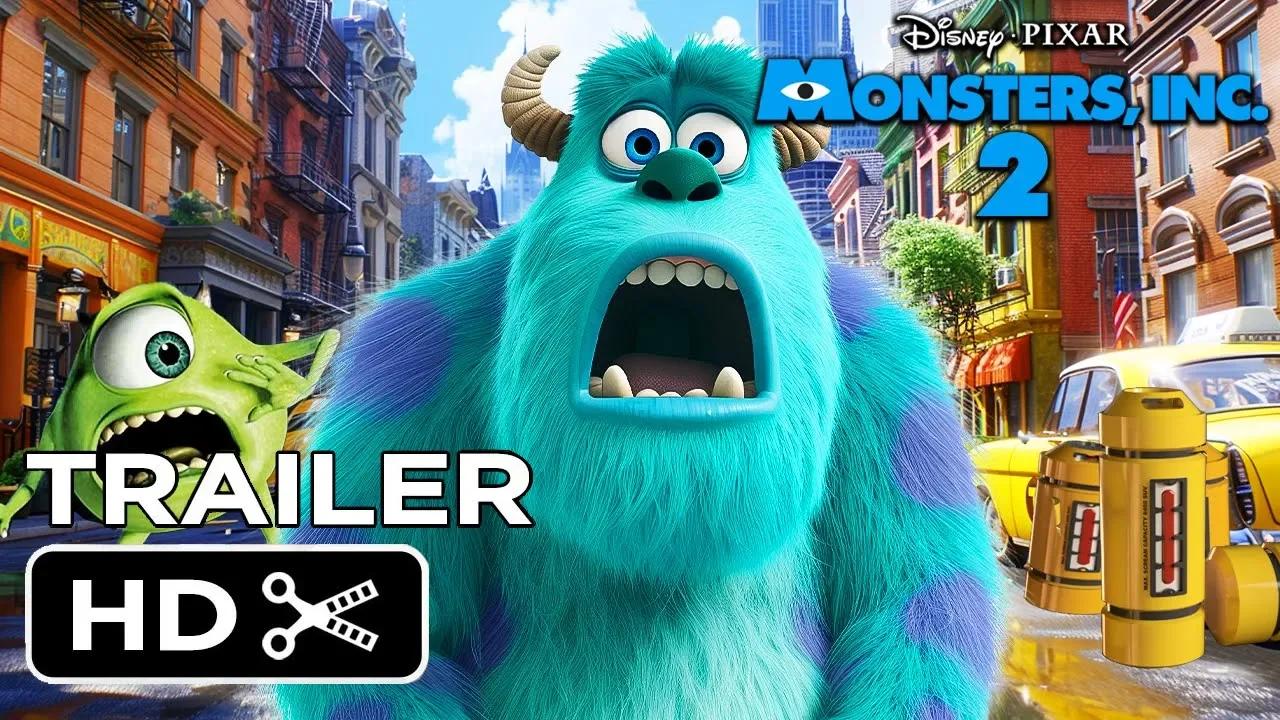 Monsters Inc 2 2025 Teaser Trailer Disney Sequel Pixar Animated