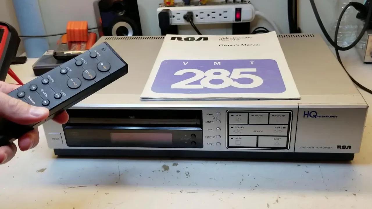 RCA VCR model VMT-285 (from 1987ish)