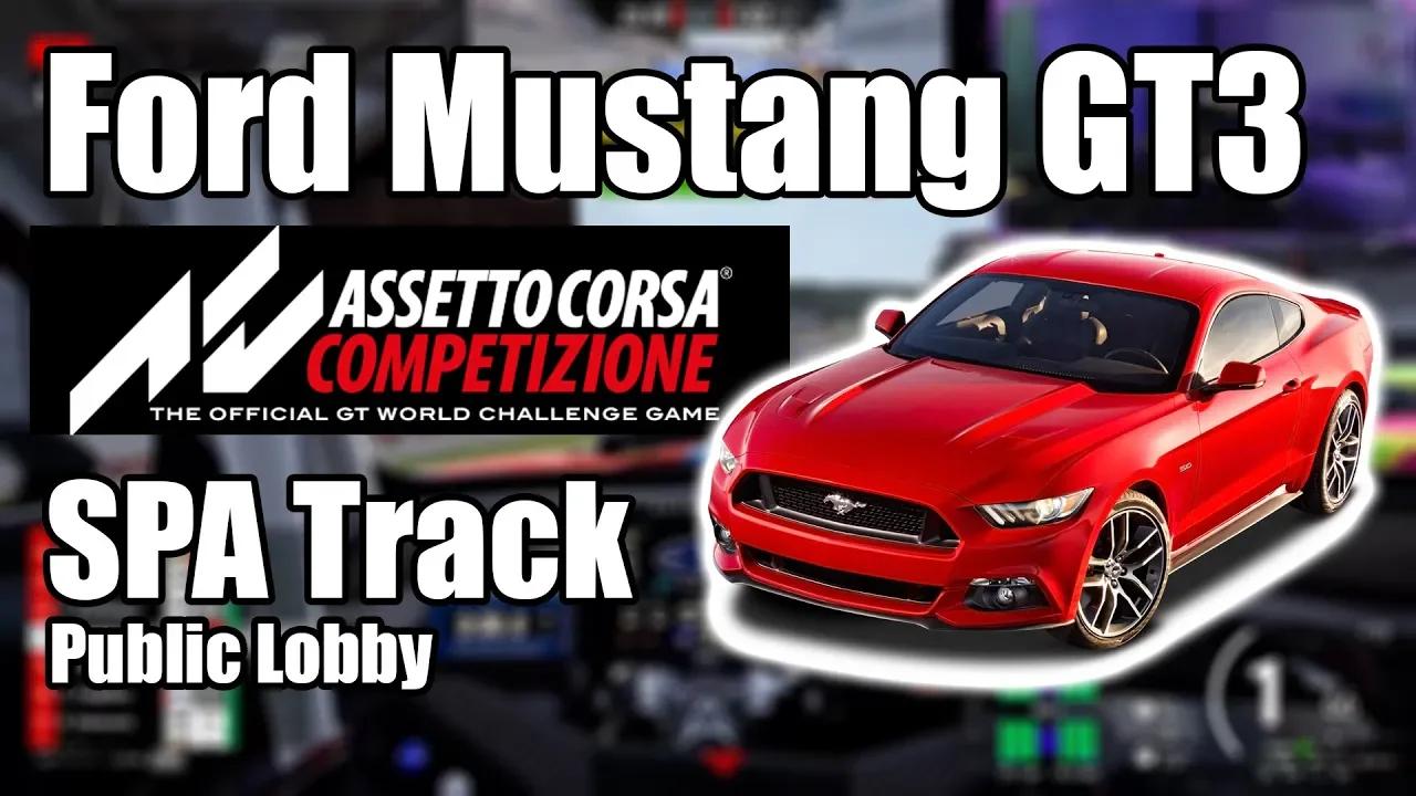 Ford Mustang GT3 in SPA.. Crashes everywhere... #assettocorsa # ...