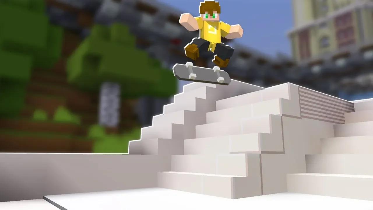 Byggde en SKATEPARK i Minecraft! - Minecraft på 90gQ S3 A34