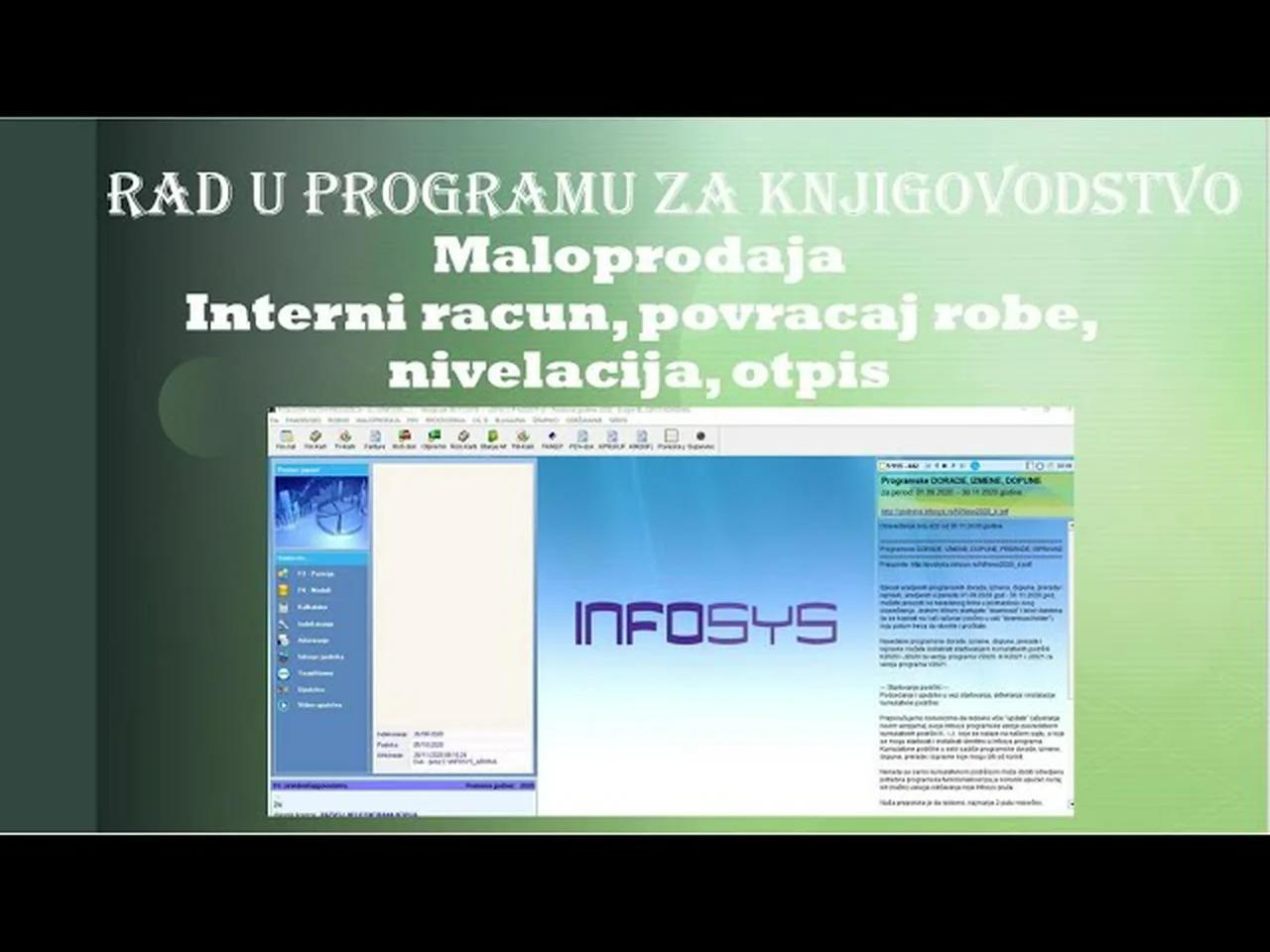 Maloprodaja: interna kalkulacija, povraćaj robe, nivelacija, otpis ...