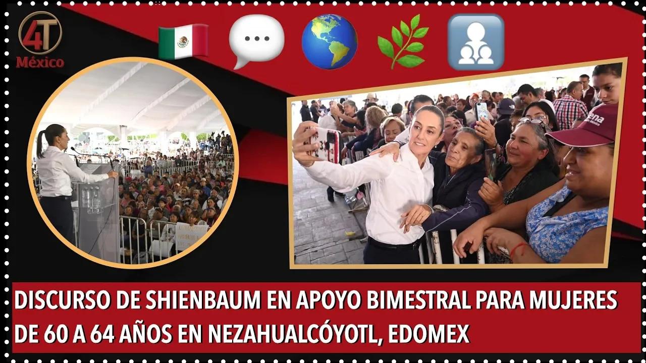 Discurso de Shienbaum en Apoyo Bimestral para Mujeres de 60 a 64 años ...