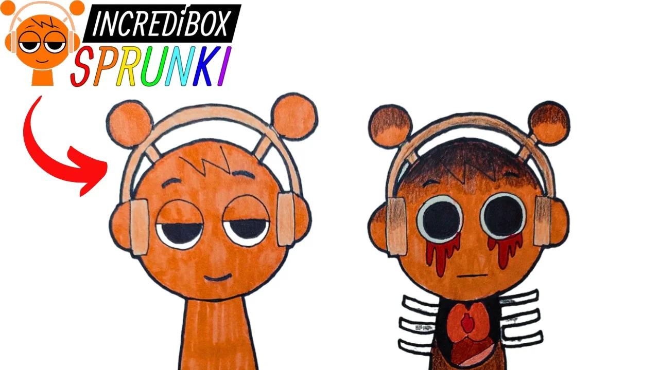 Como DIBUJAR a OREN de INCREDIBOX SPRUNKI Horror Game / How to DRAW ...