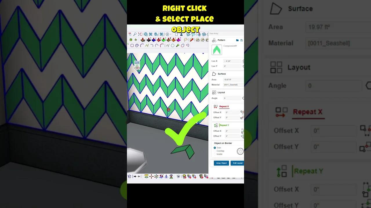 Curic Face Array Sketchup Plugin Place And Trim Edges On Surface
