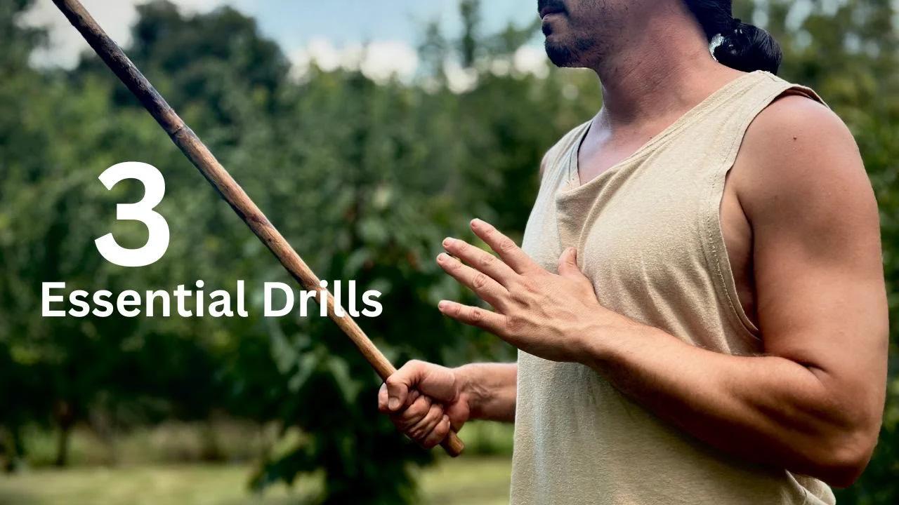 3 Essential KALI STICK FIGHTING Drills - Filipino Martial Arts