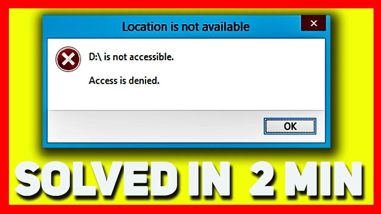Fix Drive is Not Accessible - How to Fix Corrupted USB Flash Drive