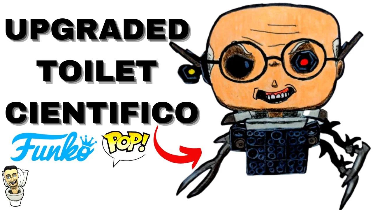 Cómo DIBUJAR al🥸TOILET CIENTIFICO MEJORADO FUNKO POP (Skibidi Toilet ...