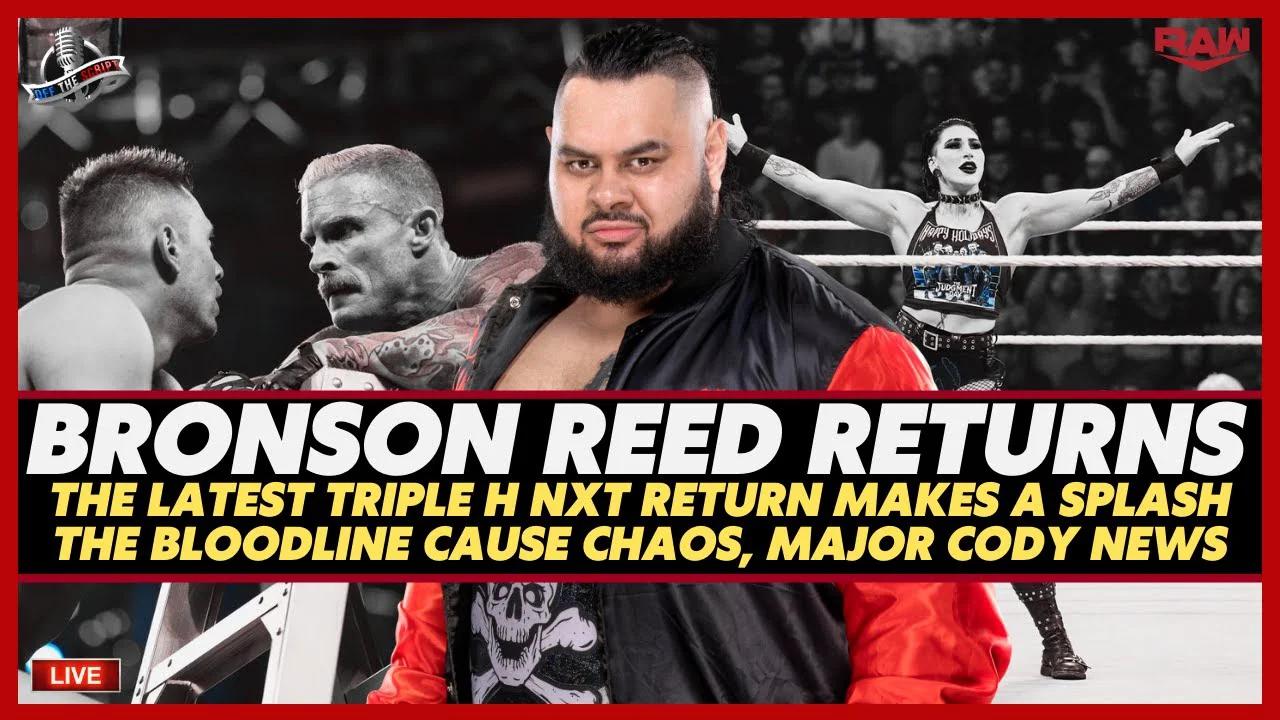 WWE Raw 12/19/22 Review | BRONSON REED RETURNS TO WWE! BEST TRIPLE H ...