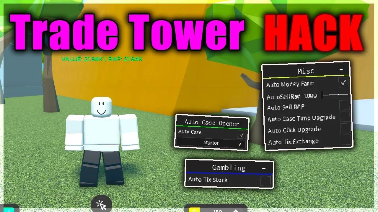 ROBLOX TRADE TOWER HACK GUI / SCRIPT | WORKING