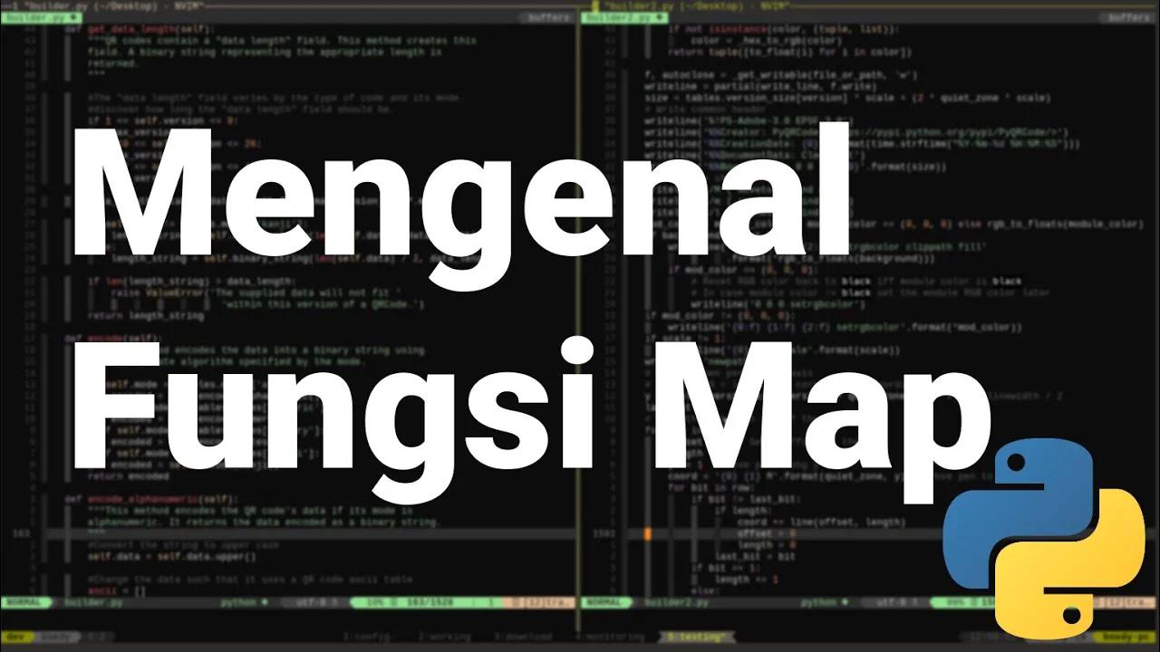 Pythonic 08 Fungsi Map Belajar Python Tutorial Python Python Dasar Python Indonesia