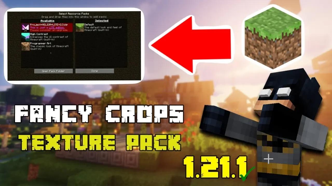How To Download & Install Fancy Crops Shader for Minecraft 1.21.1